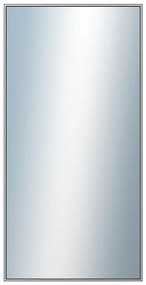 DANTIK - Zarámované zrcadlo - rozměr s rámem cca 50x100 cm z lišty Hliník šedá | P02-006 (7002006)