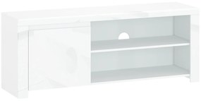 TV stolek/skříňka Leona (bílá lesklá). 1053012