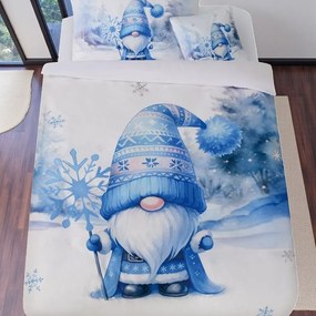 Povlečení DEPPA BLUE GNOM 3-dílná souprava 140x200 cm