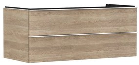 Hansgrohe Xelu Q - Umyvadlová skříňka, 50x118x55 cm, 2 zásuvky, přírodní dub/matná bílá 54084700