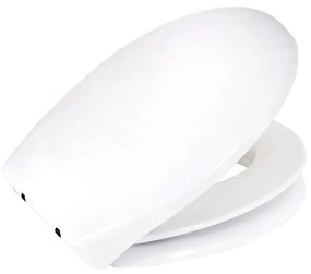 Mereo - WC sedátko s integrovanou vložkou, softclose, bílá CSS120