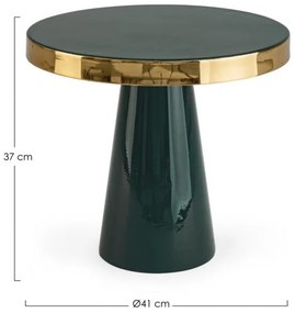 BIZZOTTO Konferenční stolek NANDIKA zelený 41cm 0746722