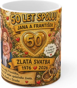 Personalizovaný hrnek z vlastní fotky pro rodinu – 3D ilustrace