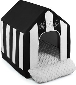 Pet Amour Domeček pro psy Lisbon Černý
