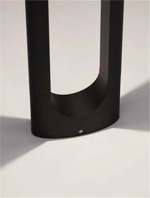 NV 9002841 Venkovní sloupkové svítidlo PORTAL černý hliník a akryl LED 13.5W 3000K 220-240V 296st. IP54 - NOVA LUCE