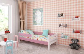 BabyBeds Dětská postel RYSIO Velikost postele: 160x80 cm, Barevné provedení: Šedá, Úložný prostor: Ne, bez úložného prostoru Bílá
