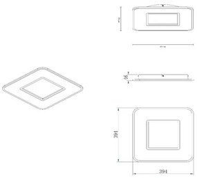 Lucide 44111/24/31 - LED Stmívatelné stropní svítidlo AXELLE LED/24W/230V bílá