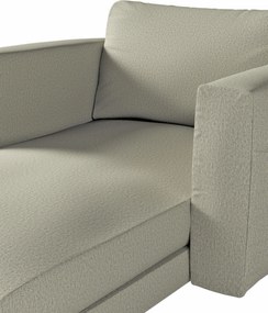 Potah na IKEA Norsborg šezlong s loketními opěrkami barva béžová látka pletený vzor