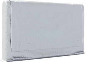 vidaXL Stojan na palivové dřevo s krytem proti dešti 250x25x150 cm [4100711]