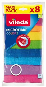Utěrky z mikrovlákna colors 8 kusů Vileda