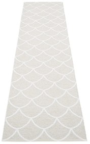 Vinylový koberec Pappelina KOTTE Fossil Grey/White velikost: 70x450cm