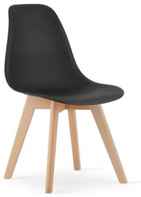 Židle KITO - buk/černá
