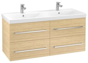 Villeroy & Boch Avento - Umyvadlová skříňka, 118x51x45 cm, 4 zásuvky, Nordic Oak A89300VJ