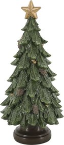 Zelený vánoční stromek se šiškami Noël Tree z polyresinu – Ø 11*24 cm