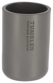 Koupelnový pohár Loudis, šedá, 350 ml