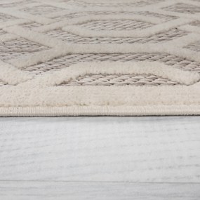 Kusový koberec Piatto Mataro Natural – na von aj na doma, 80x150, béžová, chodba / predsieň, Flair Rugs