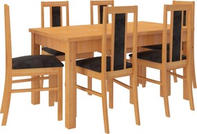 ADRK Furniture Sada stolu s židlemi RODOS 52 SE-ROD-52-A-B088