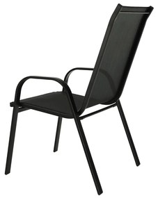 Tempo Kondela, s.r.o. Židle, stohovatelná, tmavě šedá/černá, ALDERA