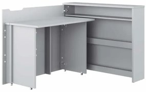 Lenart rozkládací psací stůl Work Concept CW-01L - šedý mat