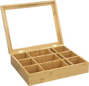 Krabička na čaj, 8 příhrádek