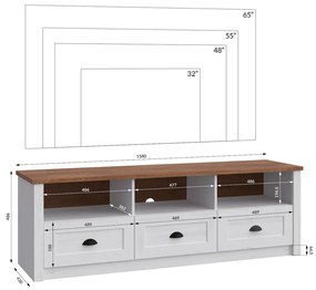 PROVENCE a | TV stolek RTV | 158 cm | andersen/lefkas