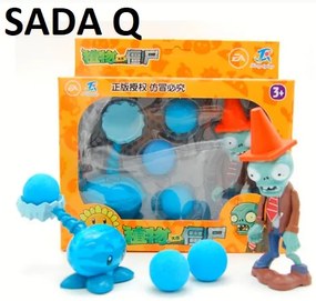Silikonové figurky ze hry Plants vs Zombies 2 Set: sada Q