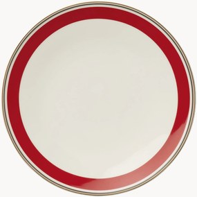 Sada mělkých talířů z kostního porcelánu Capri, 6 dílů