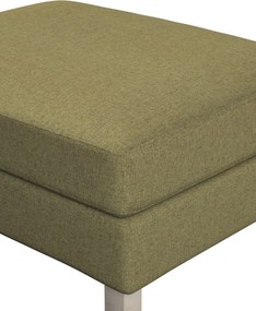 Potah na podnožku IKEA Karlstad barva zelená látka pletený vzor
