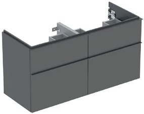 Geberit iCon - Umyvadlová skříňka, 118x62x48 cm, 4 zásuvky, lávová 502.309.JK.1