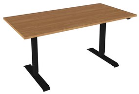 NOBL Dynamic Elektr. nastavitelný polohovací stůl 160x80 Dynamic Dekor stolové desky: olše, Barva podnože: černá