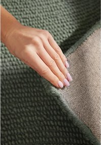 Tmavě zelený ručně tkaný vlněný běhoun 80x200 cm Calmio – Hanse Home