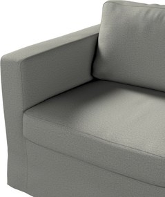 Potah na pohovku IKEA  Karlstad 2-místná , nerozkládací, dlouhý barva šedá látka pletený vzor