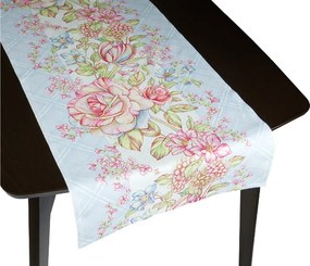 Bellatex Ubrus BĚHOUN Modrá,Růžová 50x180 cm