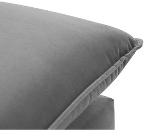 Denní postel agate pravá 170 cm světle šedá MUZZA