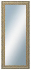 DANTIK - Zarámované zrcadlo - rozměr s rámem cca 50x120 cm z lišty ZVRATNÁ bílozlatá plast (3067)