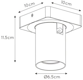 Lucide 09929/05/31 - LED Stmívatelné bodové svítidlo NIGEL 1xGU10/5W/230V bílá