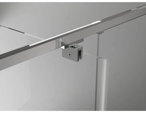 Mexen Exo, 1-křídlé dveře do otvoru 130x200 cm, 6mm čiré sklo, chromový profil, 819-130-000-01-00