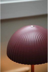 Červená kovová stolní lampa s kovovým stínidlem (výška 33,5 cm) Zin – Markslöjd
