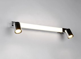 LED nástěnné svítidlo v leskle stříbrné barvě Enrico – Trio