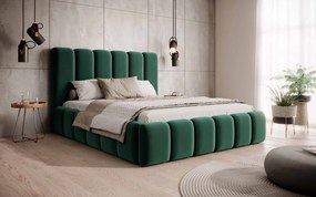 Postel MODEL 14 140x200 zelená - MONOLITH 37
