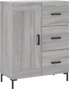 Skříň highboard šedá sonoma 69,5 x 34 x 180 cm kompozitní dřevo 3196017