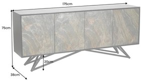 Massive home | Komoda Mountain 175 CM masiv akácie hnědá