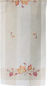 Lněný ubrus Podzimní listy 40 × 90 cm