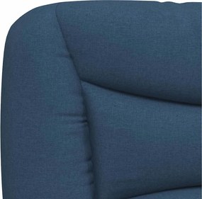 Postel s matrací Hvar modrá 180 x 200 cm textil 3208554