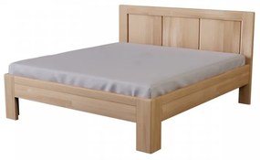 Masivní postel RUMBA - Solwo Design Materiál: Dub Cink, Barevne provedení: Olej odstín 103/203, Specifikace: 140x200