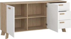 FALCO Komoda Iker 715 jackson hickory/bílá