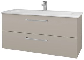 Dřevojas Koupelnová skříň GIO SZZ2 120 Varianta: M05 Béžová mat / Úchytka T04 / M05 Béžová mat