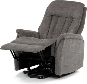 Polohovací křeslo šedé, elektrické TV-Q8575 GREY2