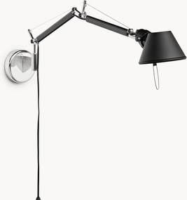 Velké nastavitelné nástěnné svítidlo se zástrčkou Tolomeo Micro