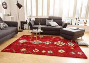 Mint Rugs - Hanse Home koberce Kusový koberec Nomadic 102692 Geometric Rot - 120x170 cm